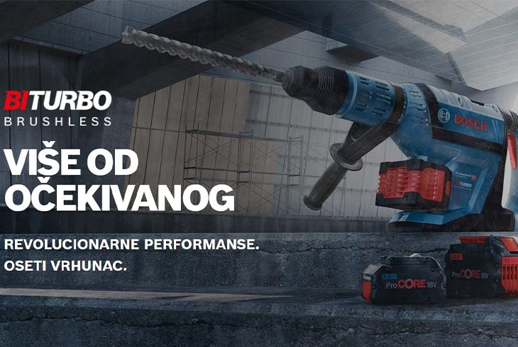 Bosch BITURBO Brushless - nova Bosch tehnologija