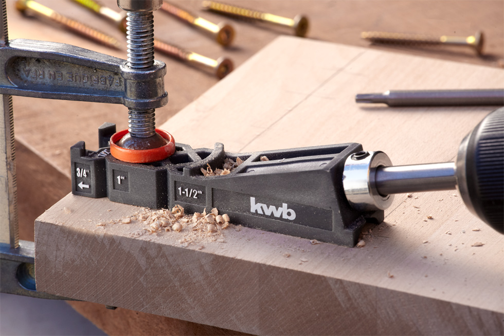 KWB 49758600 šablon za bušenje pod uglom, 5 delova