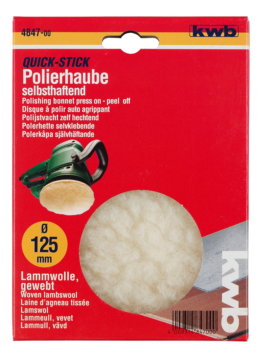 KWB 49484700 Quick-Stick runo za poliranje, 125mm