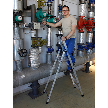 Krause Monto kućne merdevine Solido 5 gazišta 126641