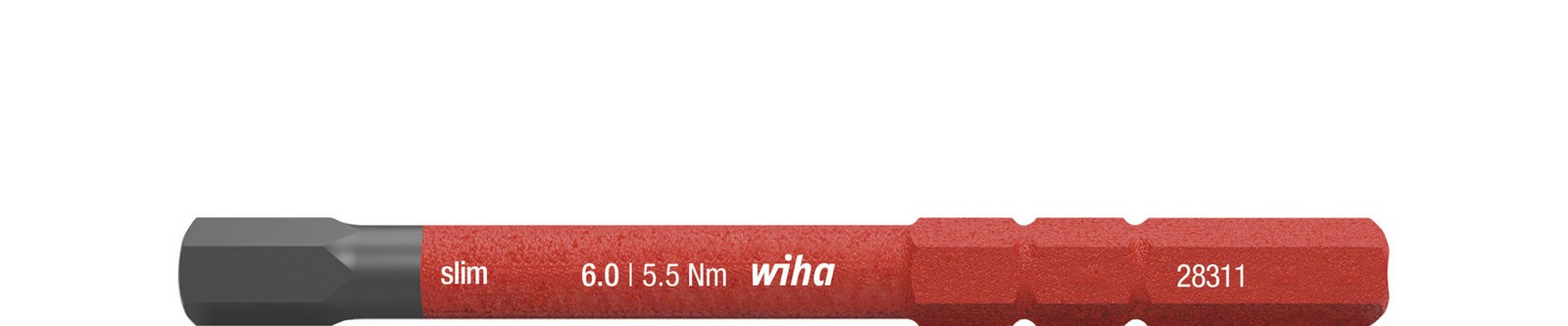 Wiha 37227 slimBit električarski Bit šestougaoni, 6 mm
