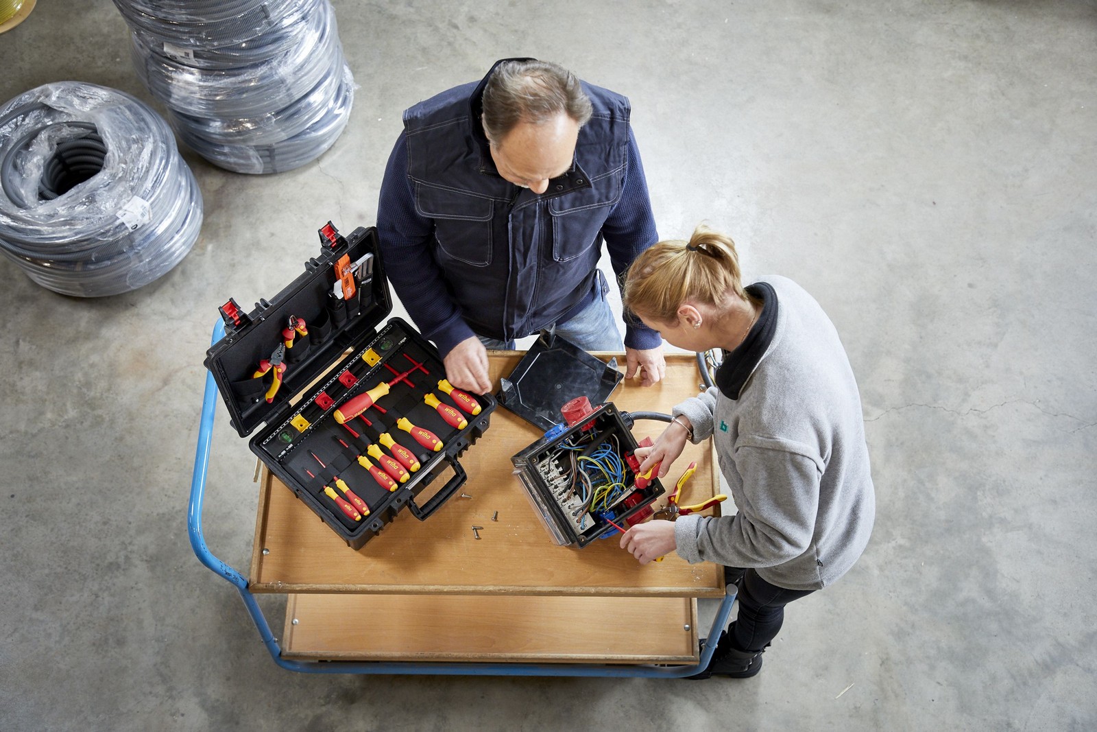 Wiha 44505 Set alata u koferu Basic set L električarski, 34 dela