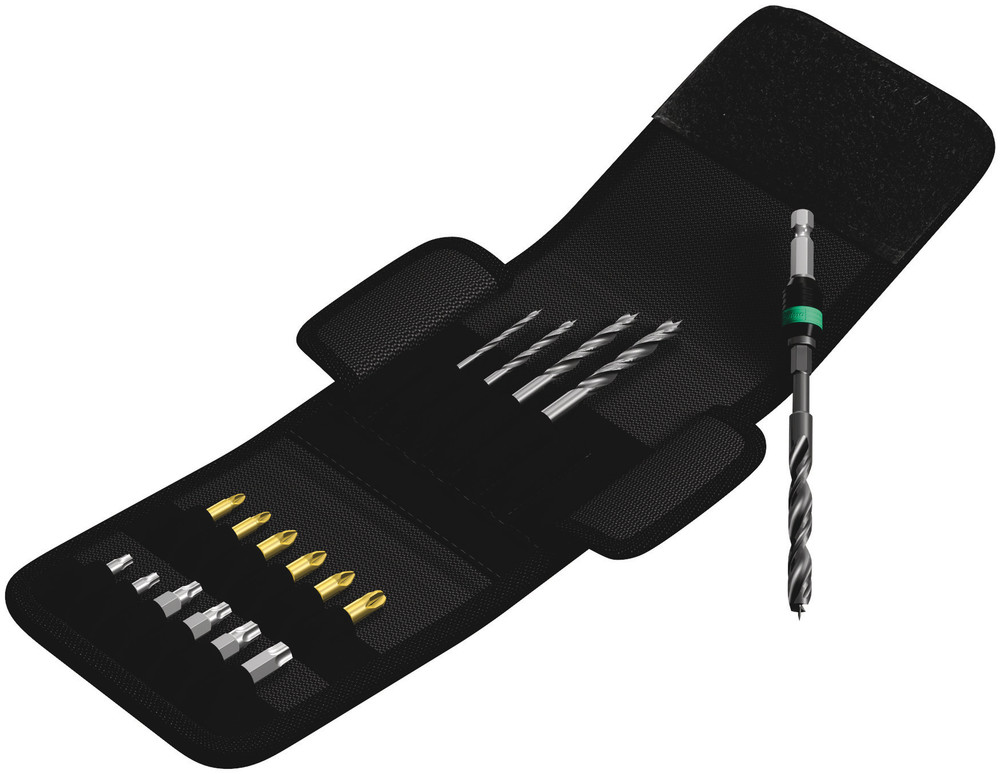 Wera 849/855/867/18 Spiralna burgija za drvo i set bitova, 18 komada ...