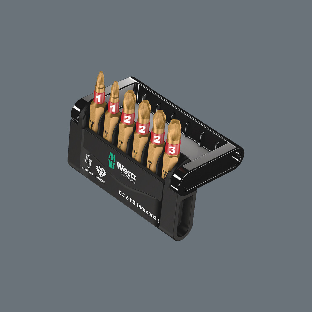 Wera Bit-Check 6 PH Diamond 1 set bitova, 6 komada, 05057404001