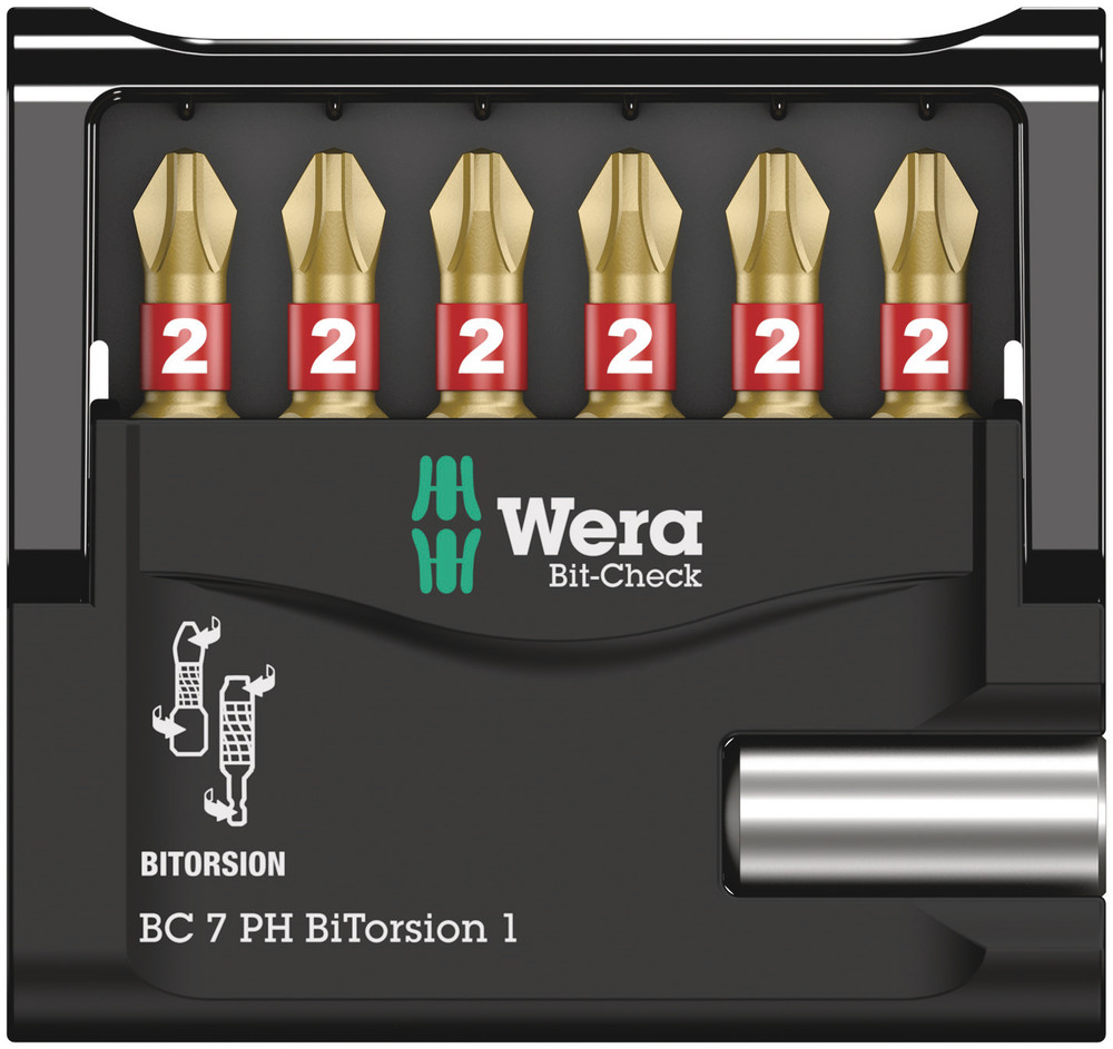 Wera Bit-Check 7 PH set bitova, 7 komada, 05056291001