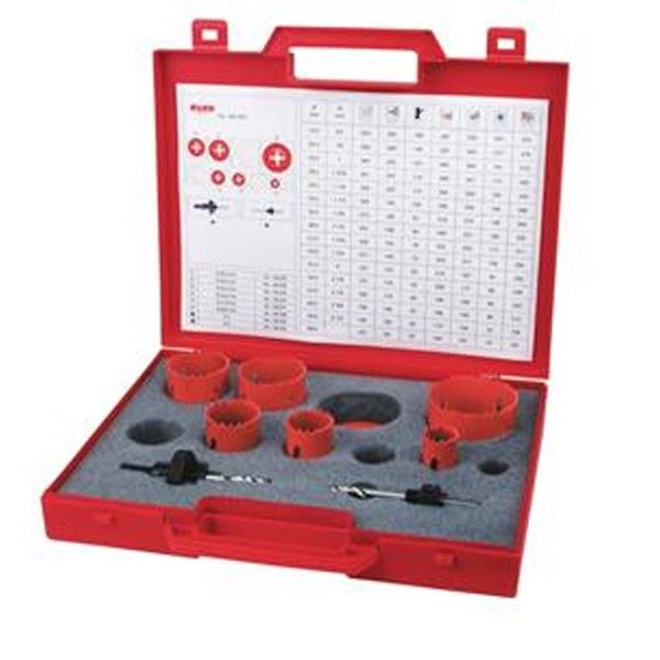 Ruko1009497 • Krunaste testere-set HSS-bimetal fi 22-68mm, sa nosačima