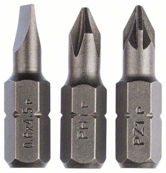 3-delni set bitova odvrtača Standard, mešani (S, PH, PZ) Bosch 2609255973