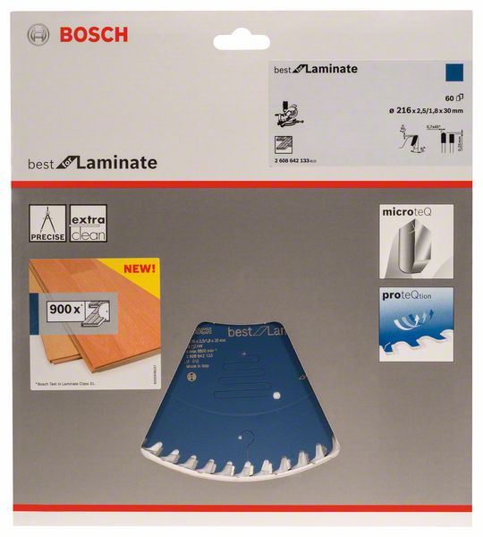 List kružne testere Best for Laminate Bosch 2608642133, 216 x 30 x 2,5 ...