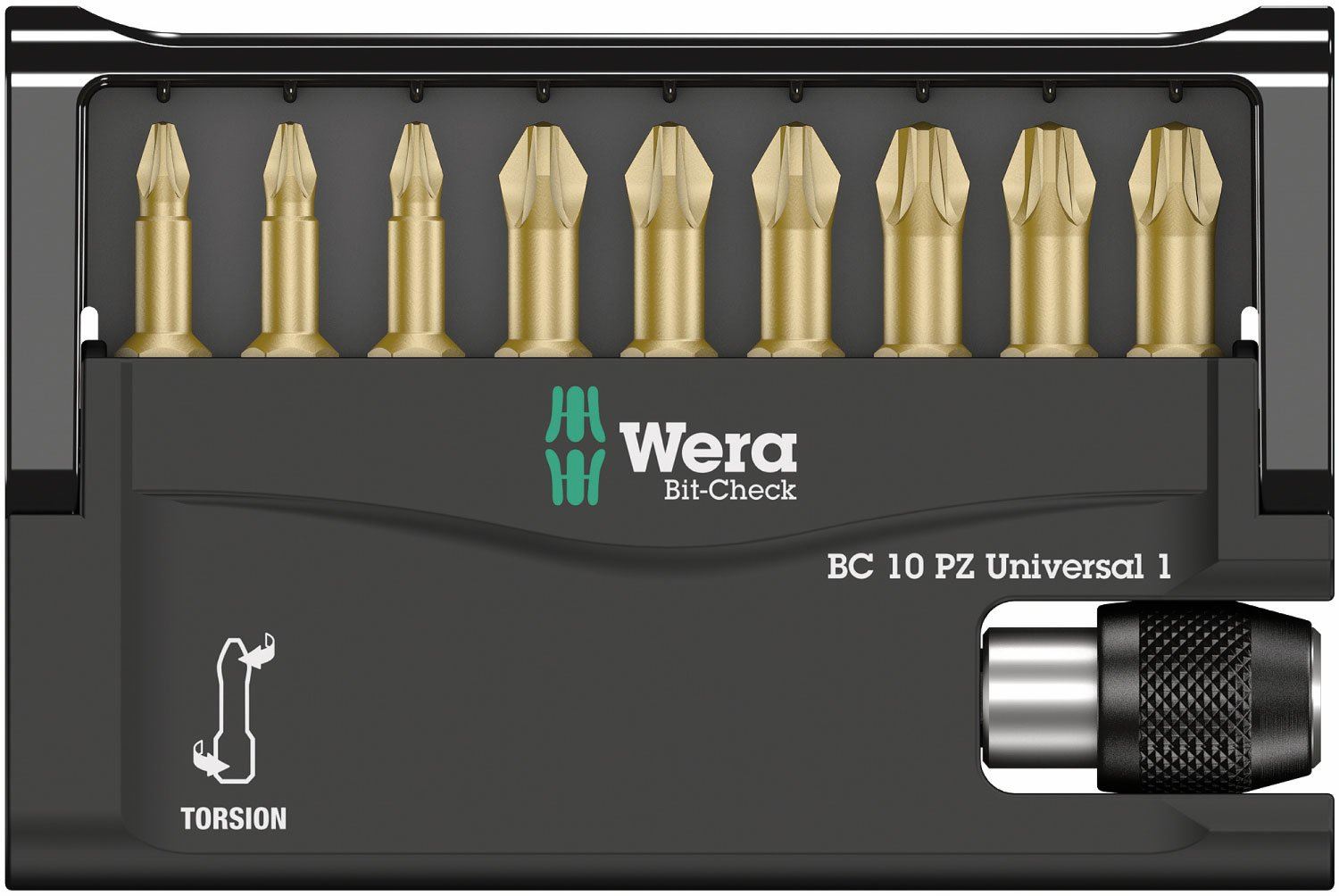 Wera Bit-Check 10 PZ set bitova, 10 komada, 05056163001