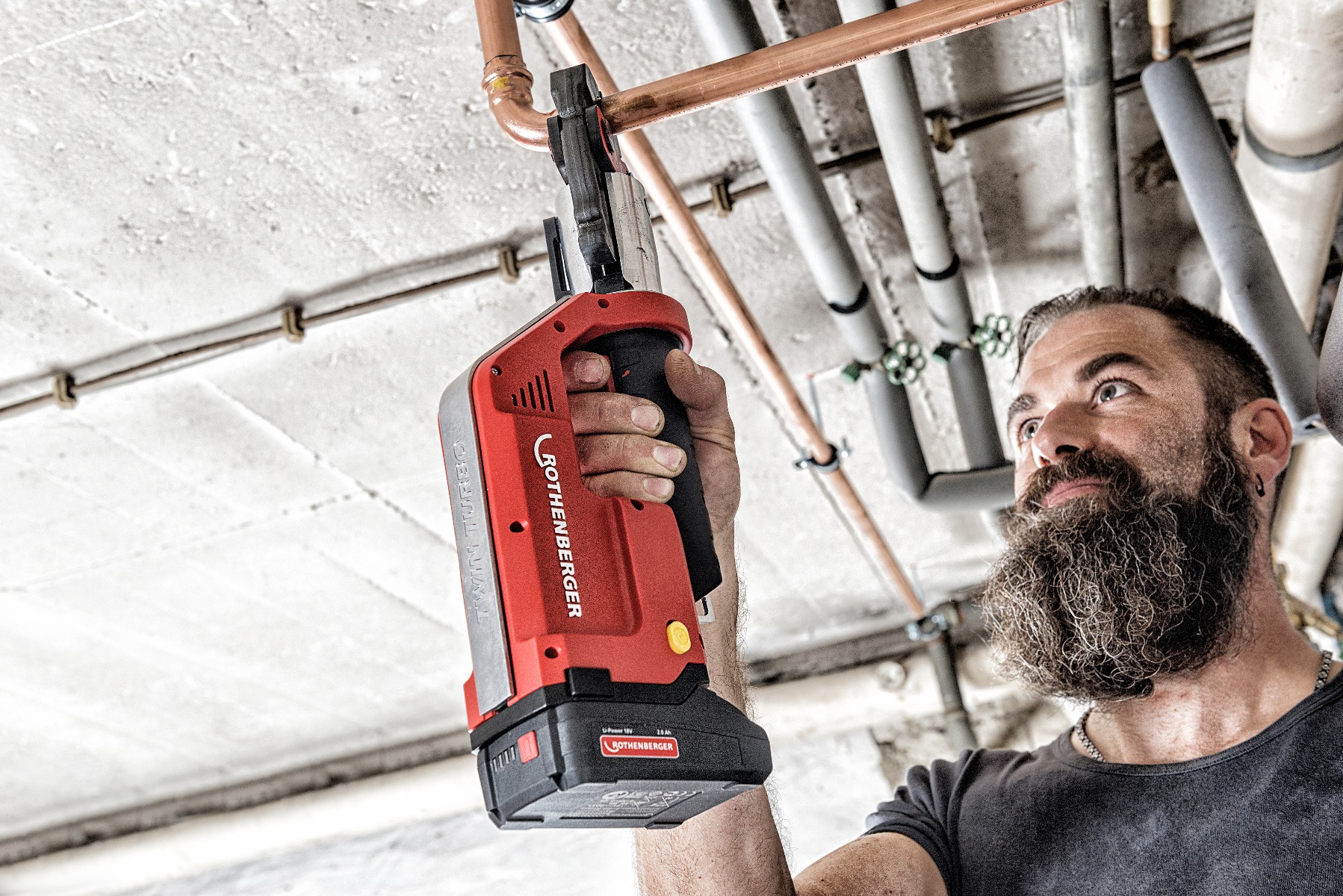 Set ROMAX Compact TT Rothenberger 1000002115 press uređaj 18V, 2.0Ah