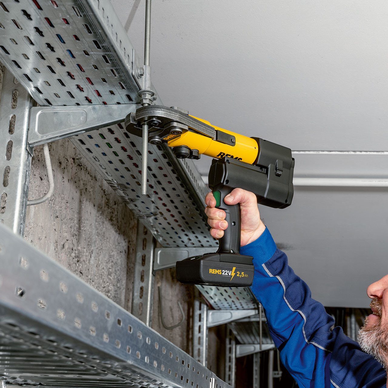 REMS 576001 Akumulatorska radijalna presa ACC Basic-Pack\P 22V 2,5Ah, Solo