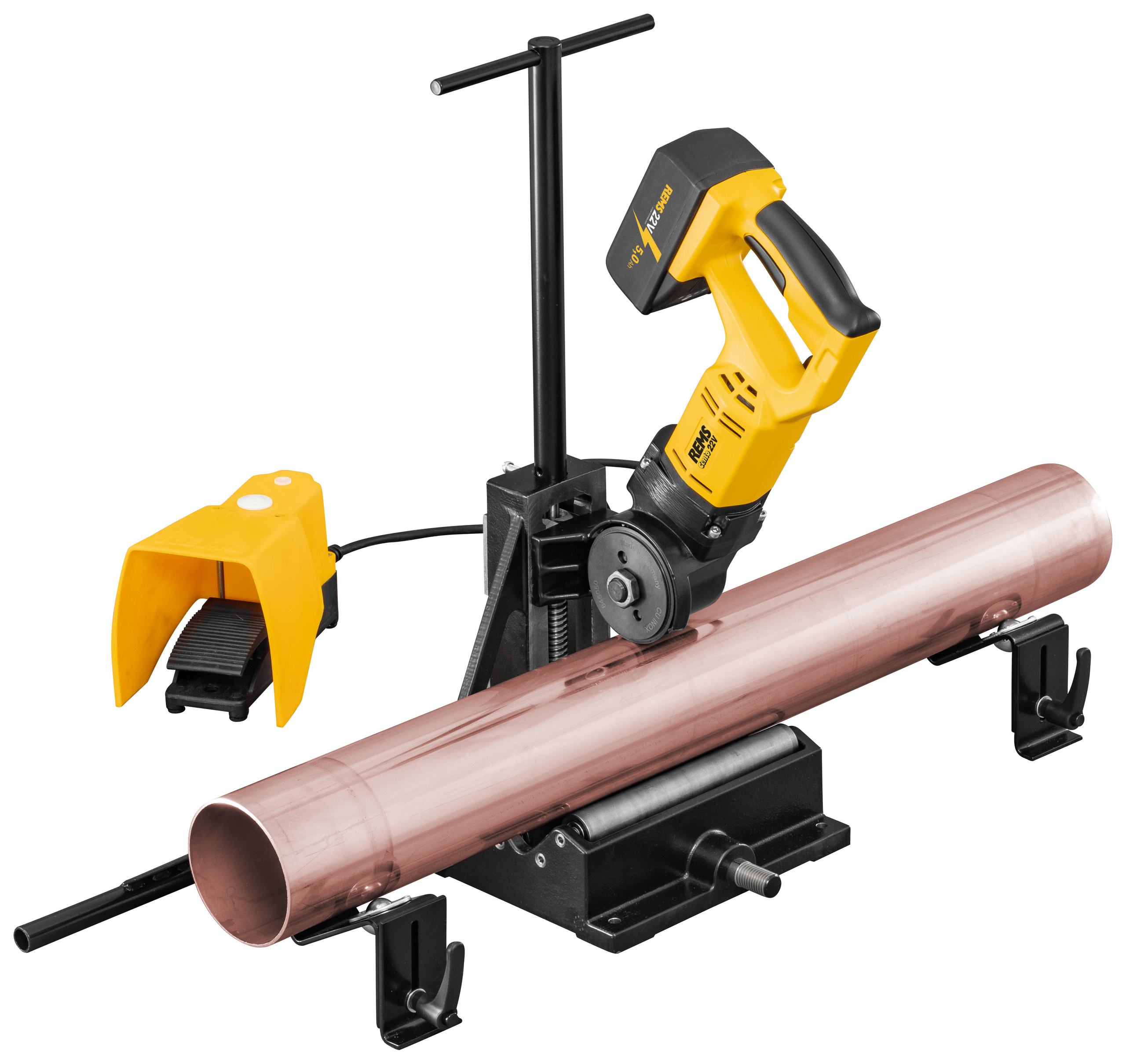 REMS 845X04 Cento 22 V Basic Akumulatorski alat za sečenje cevi + 1 ...