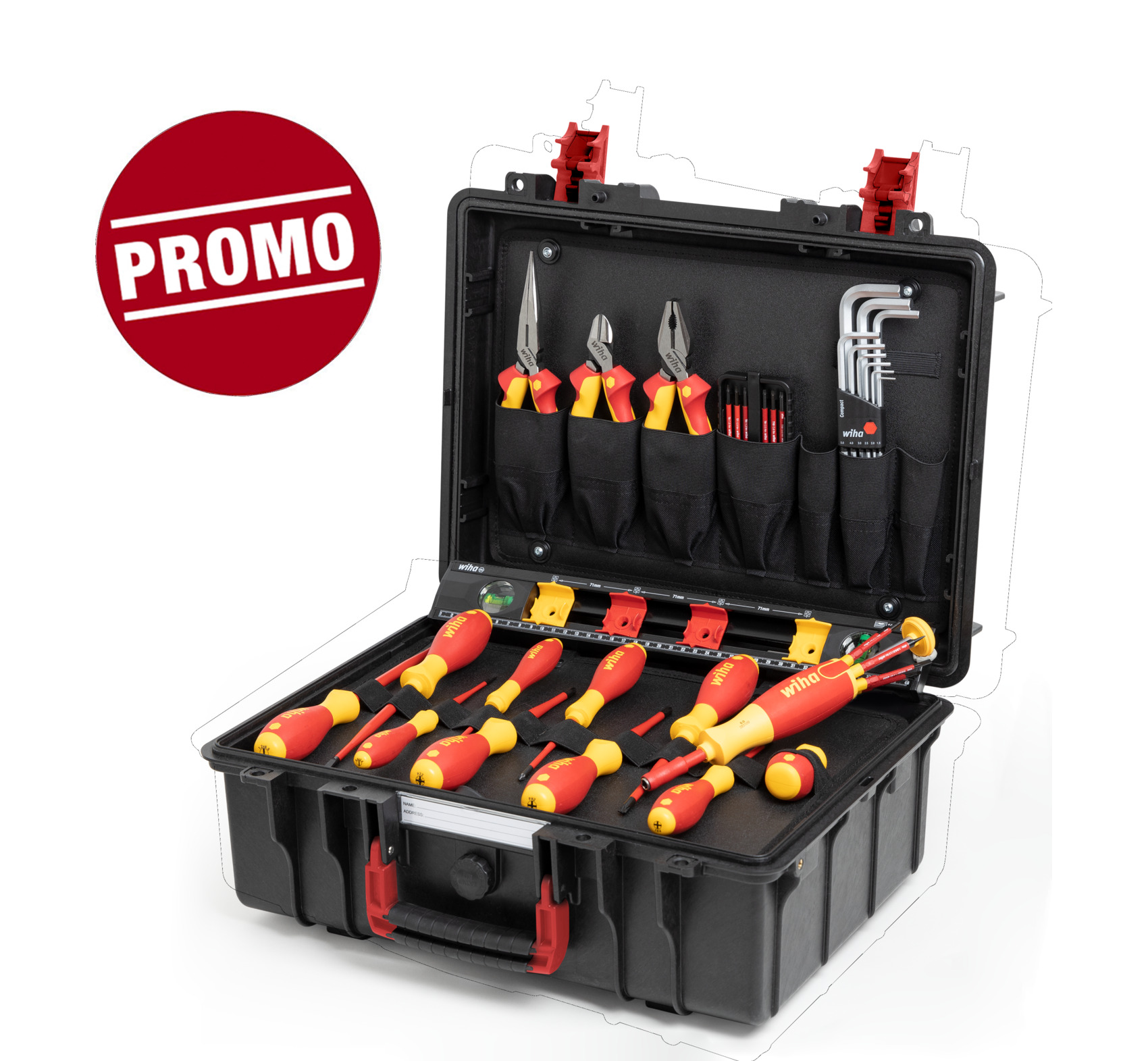 Wiha 45257 Set alata u koferu Basic set L Električarski, 39 delni