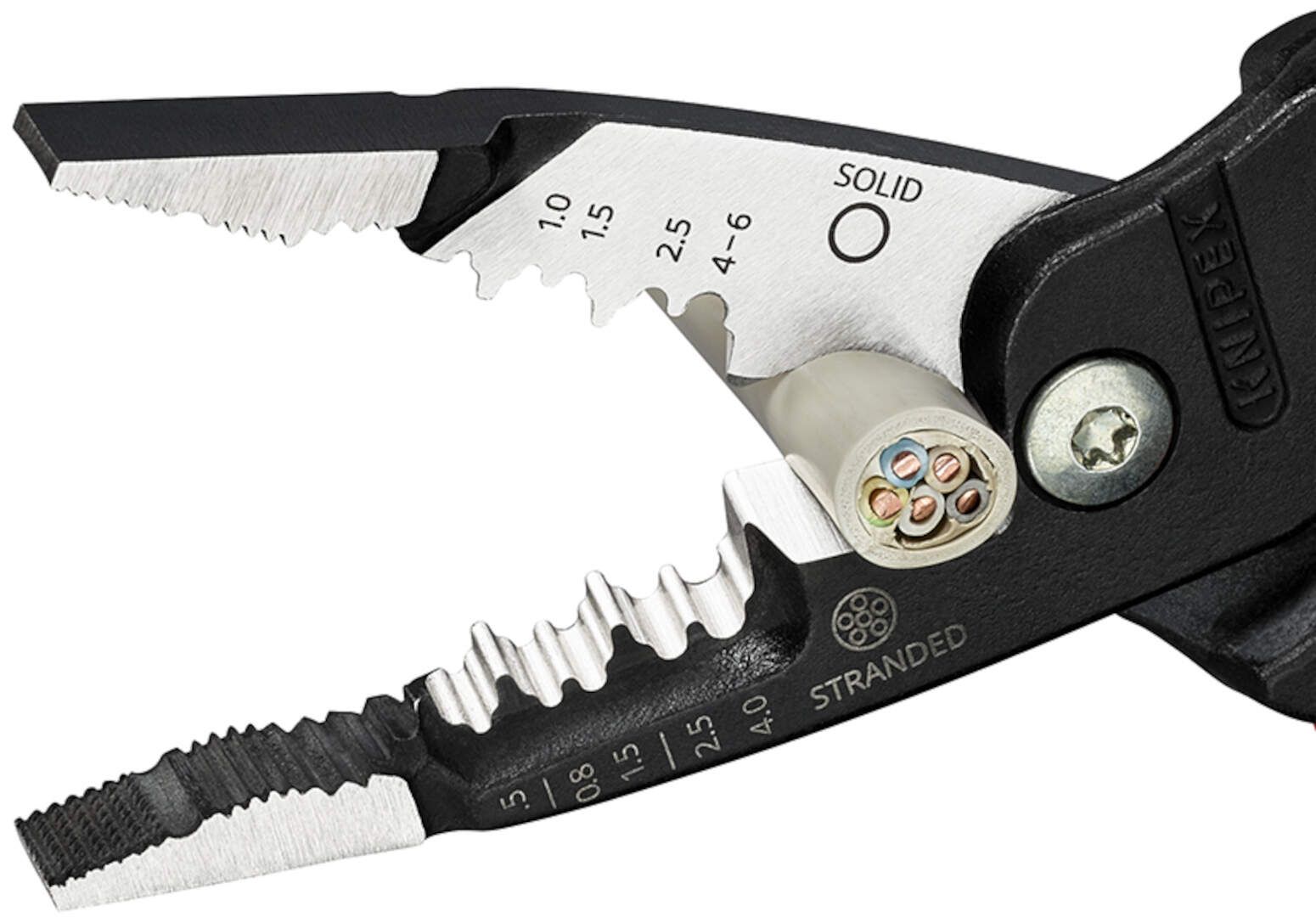 Knipex 13 71 200 ME Kombinovana električarska klešta za skidanje izolacije 200mm sa gumiranim ...