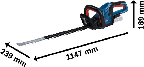 Bosch Akumulatorske makaze za živu ogradu GHE 18V-60, Solo 06008C9000