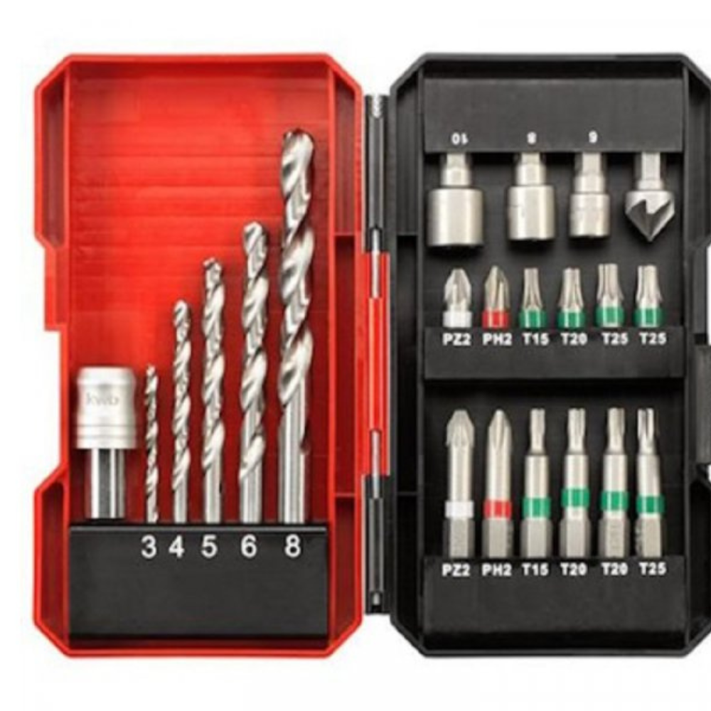 Einhell EN 49108806 set burgija i bitova, 1/4, S-Box, 22 komada